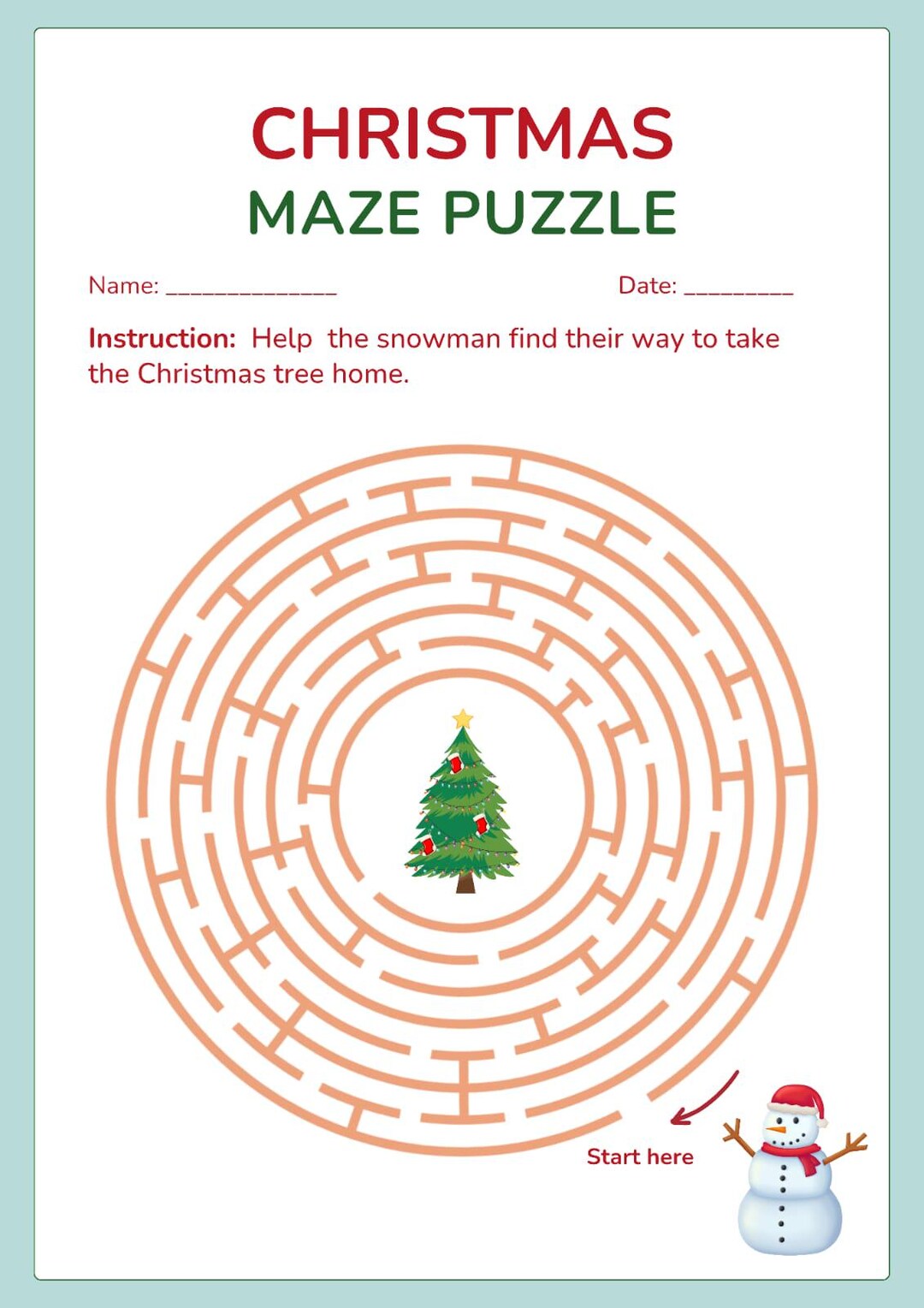 Kids Activities Printable Maze Puzzles Digital Download - Etsy