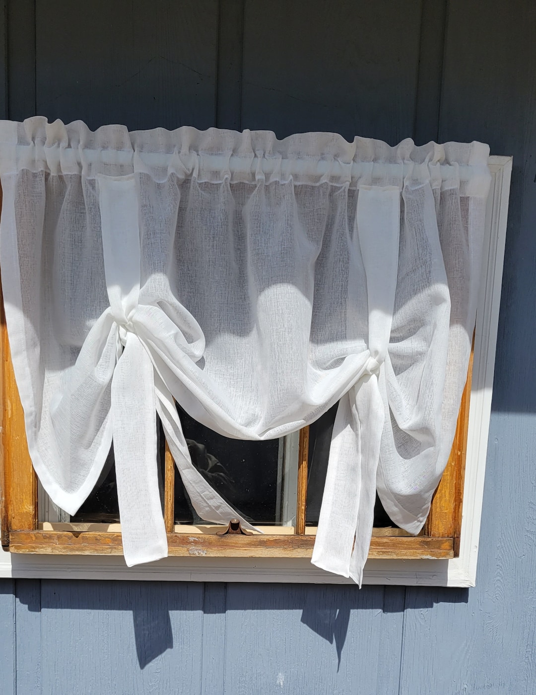 Sheer Stagecoach Valance - Etsy