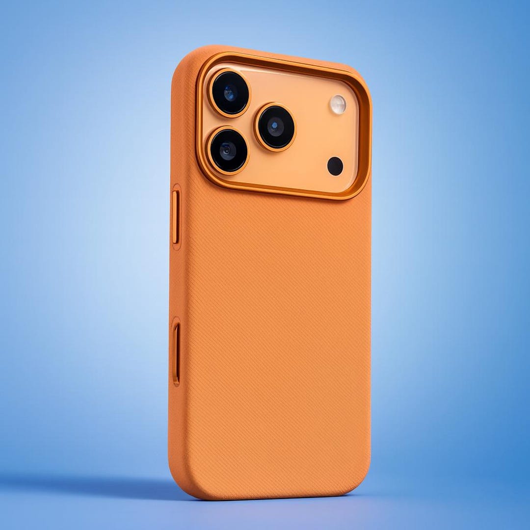 Luxury Leather iPhone Case: Magnetic Alloy Lens, Retro Shockproof ...