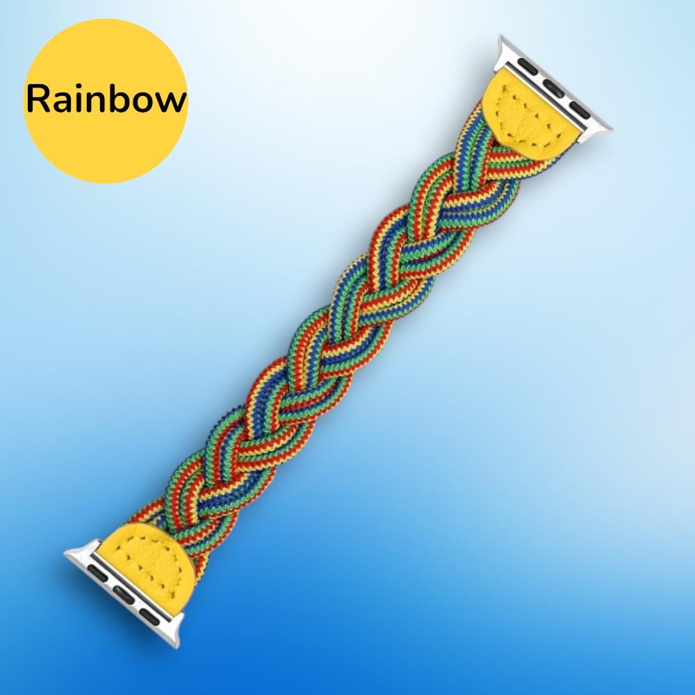 Braided Solo Loop Apple Watch Band | Elastic Woven Strap for All Iwatch ...