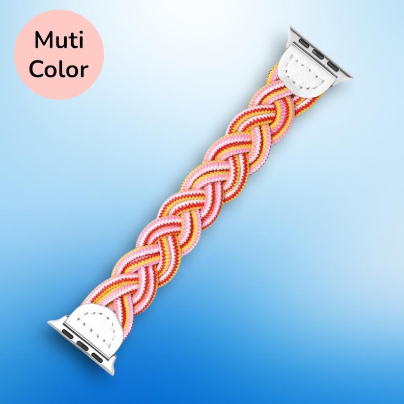 Braided Solo Loop Apple Watch Band | Elastic Woven Strap for All Iwatch ...