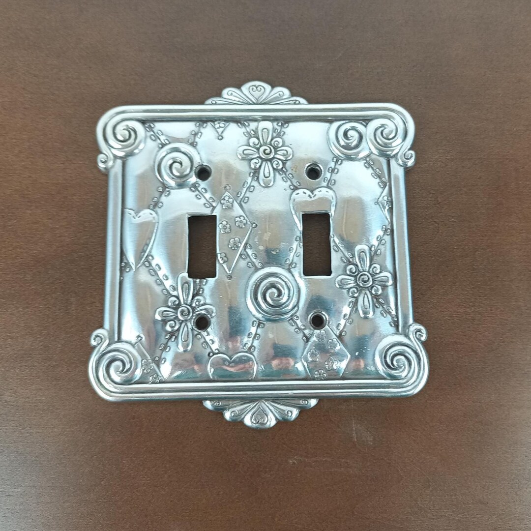 Brighton Dual Wall Switch Cover Lightweight Alloy With Polished Finish ...