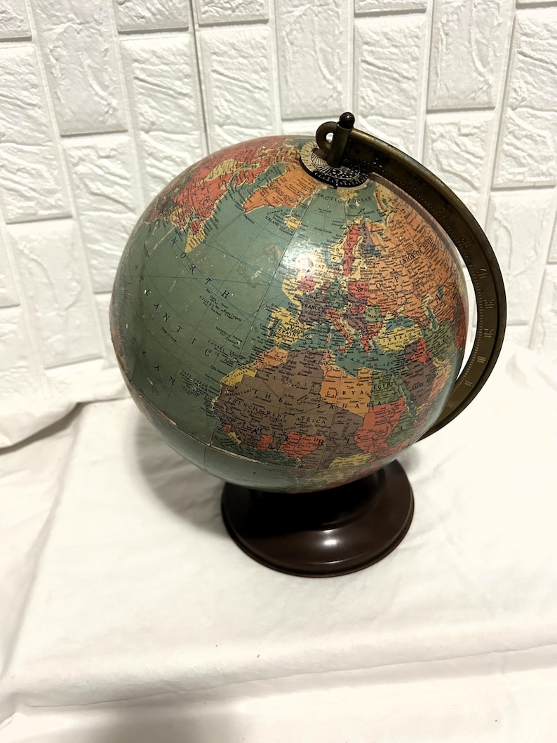 Replogle 10 Inch Desktop Reference Globe Vintage - Etsy