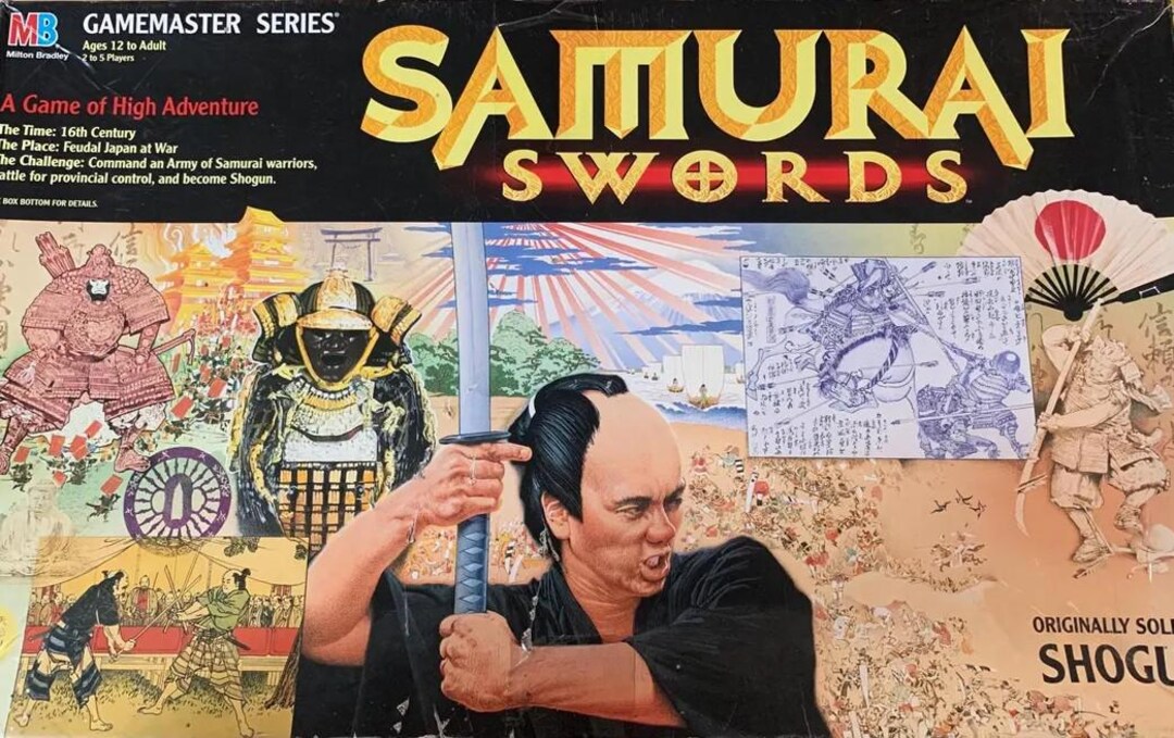 1995 Samurai Swords Aka Ikusa Aka Shogun Board Game: Milton Bradley ...
