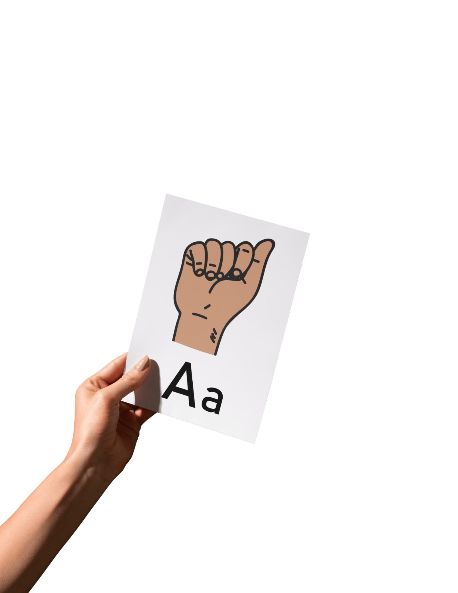 ASL Alphabet Signs Posters American Sign Language Educational Printable ...