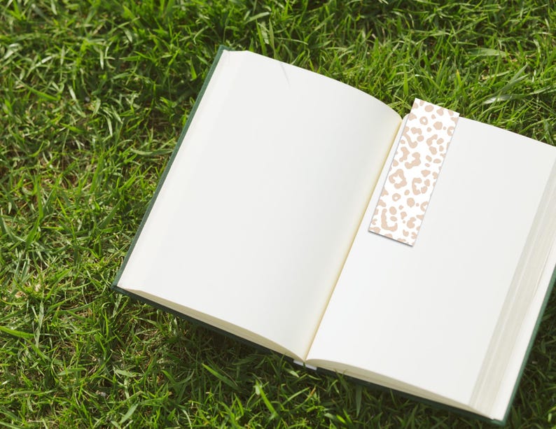 Leopard Print Design Bookmark Cheetah Print Coquette Leopard Print Book ...