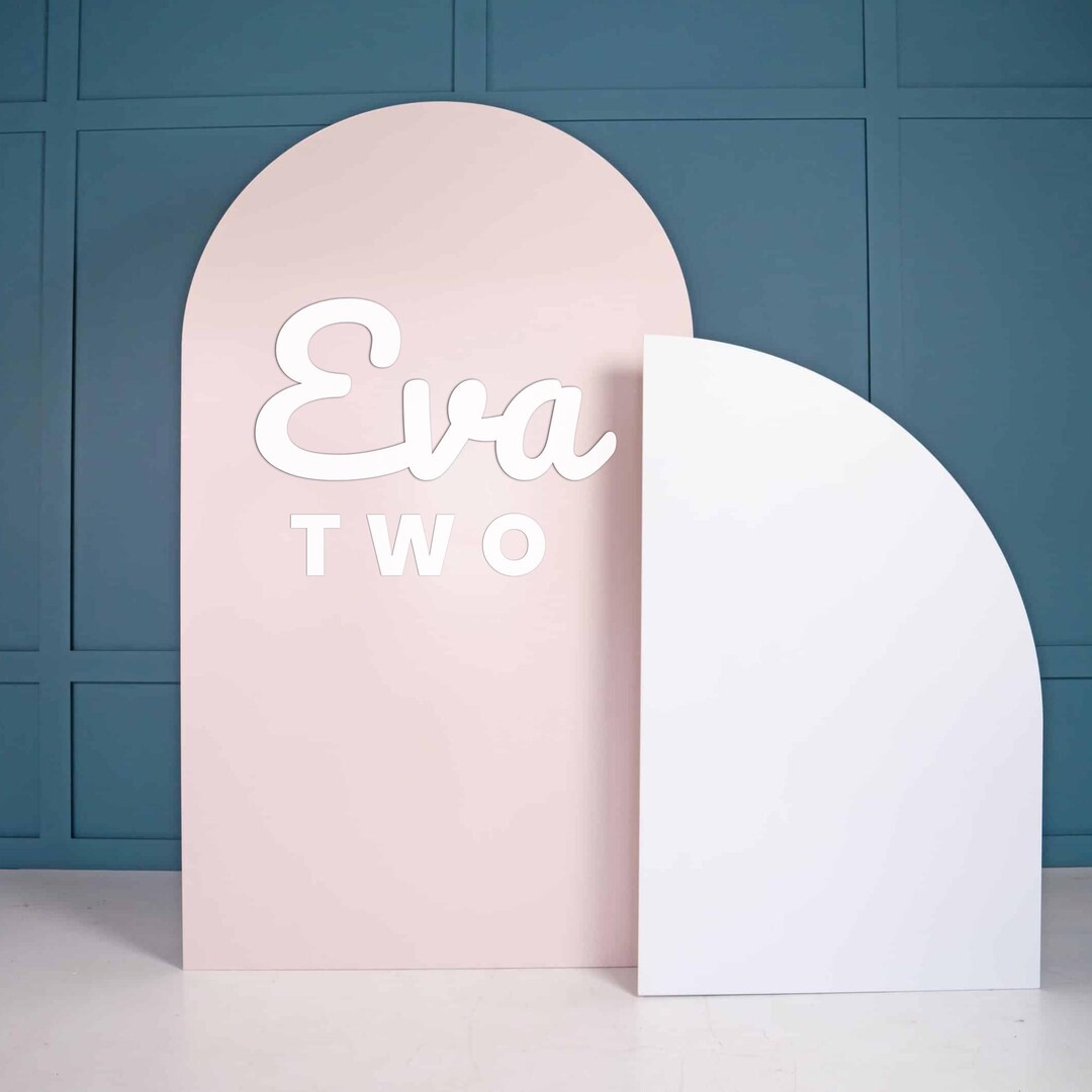 Custom Name & Age Vinyl Decal for Rigid Backdrops | Oracal 631 ...