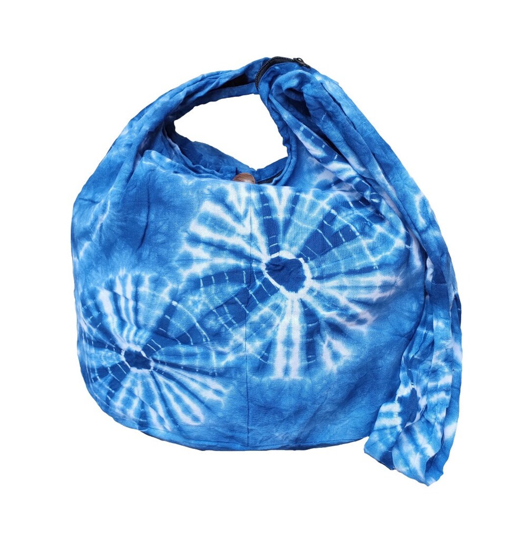 Indigo Triple Firework Tie Dye Bag Shoulder Purse Hobo Hippie Sling ...