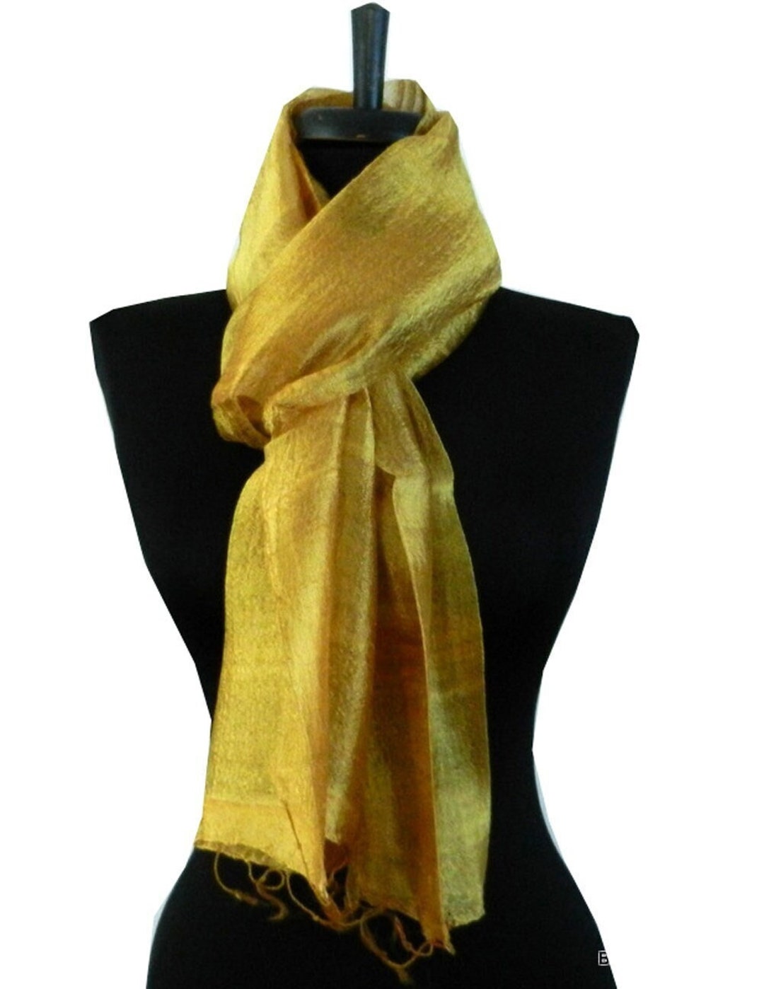 100% Pure Raw Thai Silk Scarf Thai Raw Pure Silk Scarf 12x62 Long Scarf ...