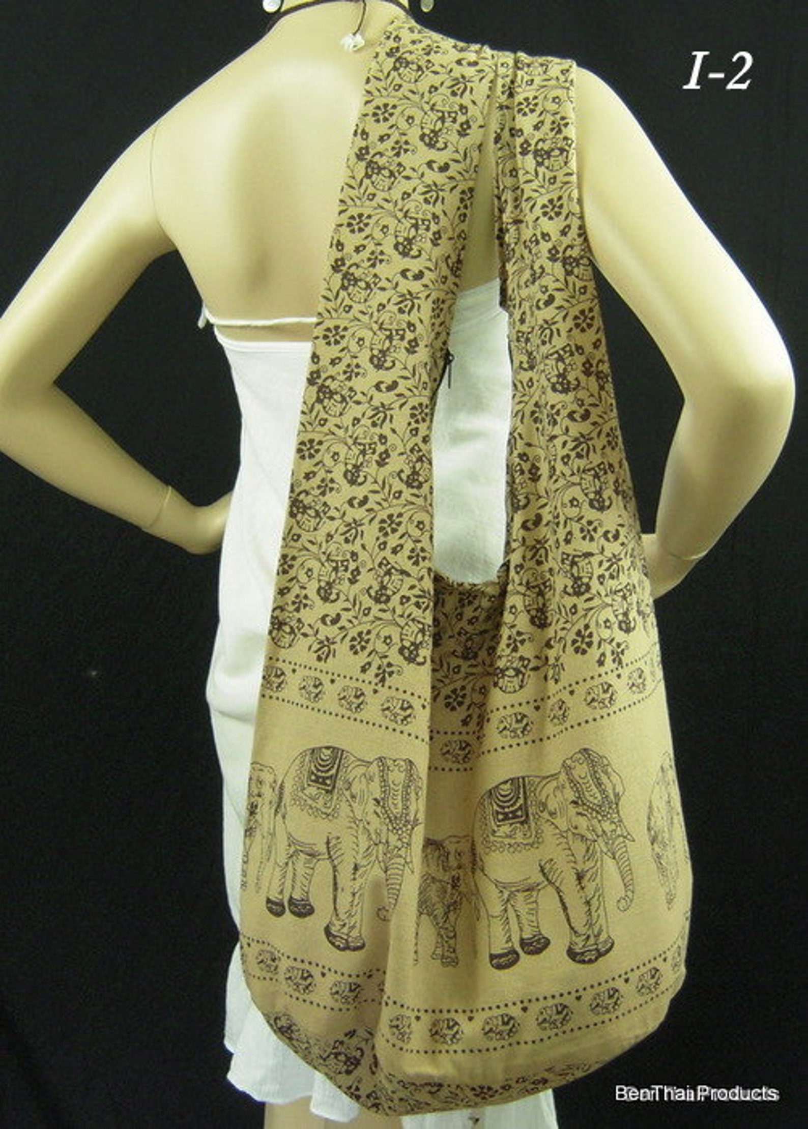 Elephant Bag Purse Hippie Hobo Monk Buddha Sling Crossbody - Etsy