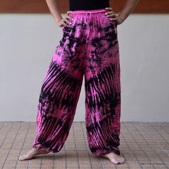 Colorful Tie Dye Pants Hippie Pant Hobo Pants Gypsy Harem Etsy