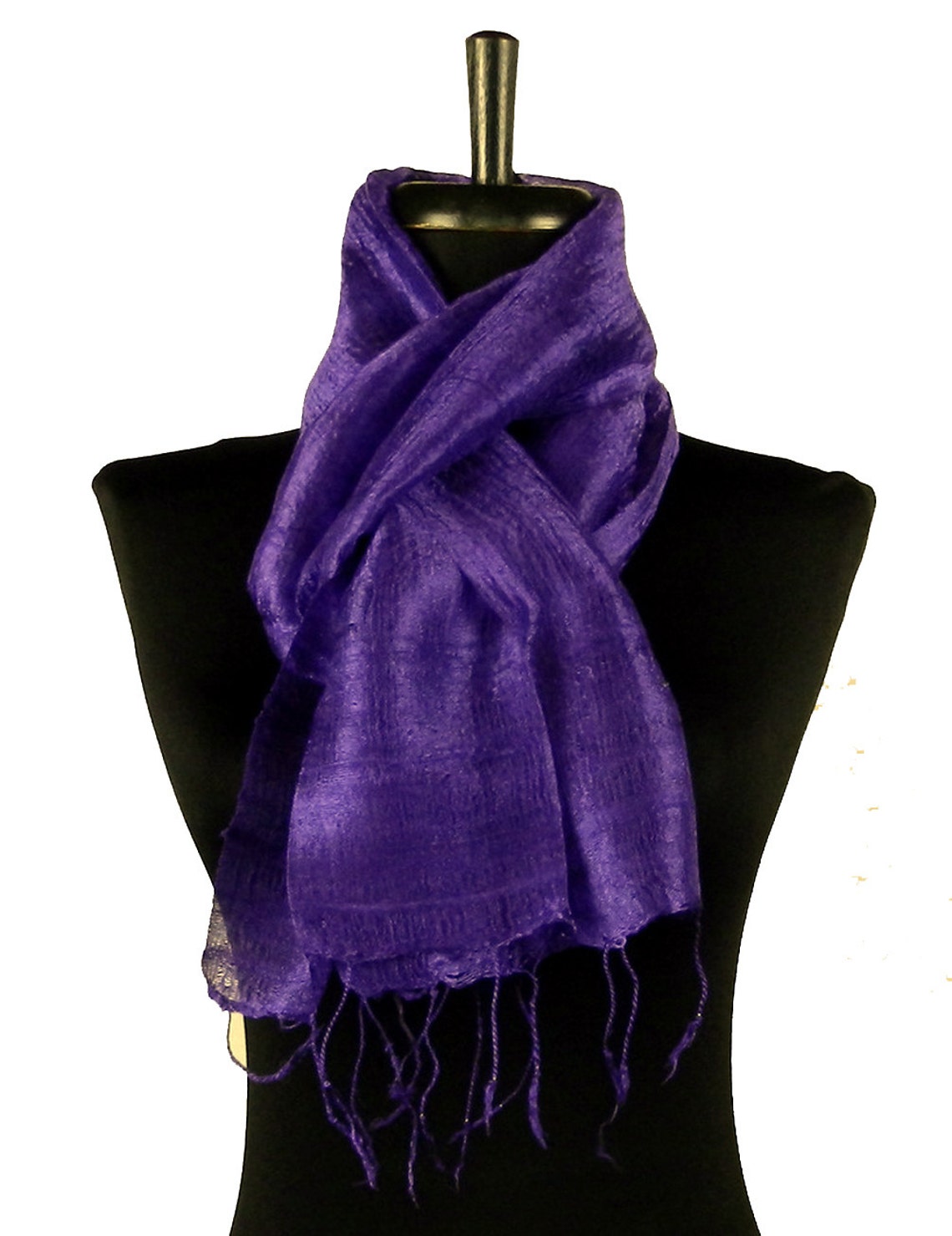 100% Pure Raw Thai Silk Scarf Thai Raw Pure Silk Scarf | Etsy