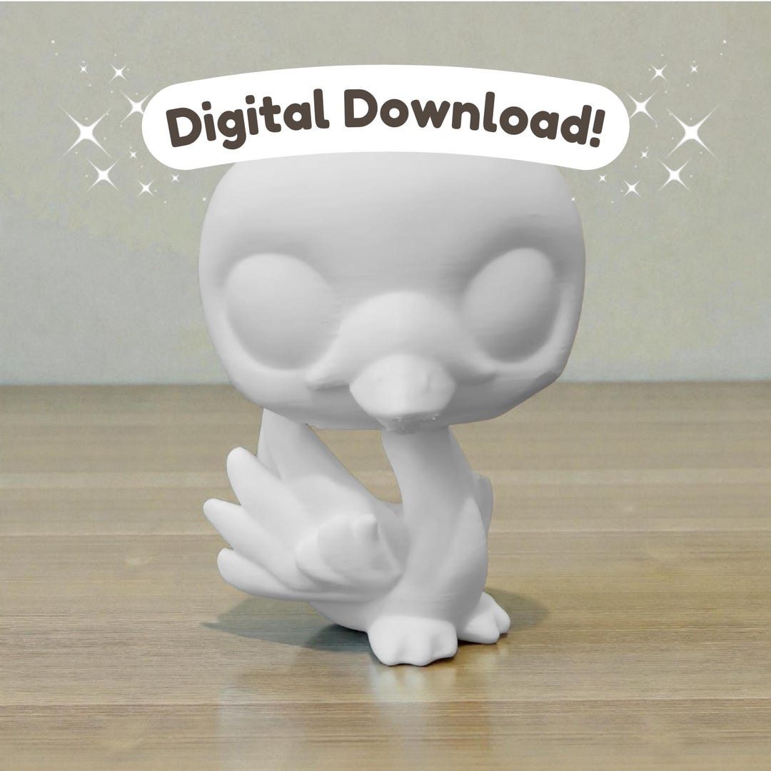 Littlest Pet Shop LPS Swan Digital STL File - Custom Head Bobble ...