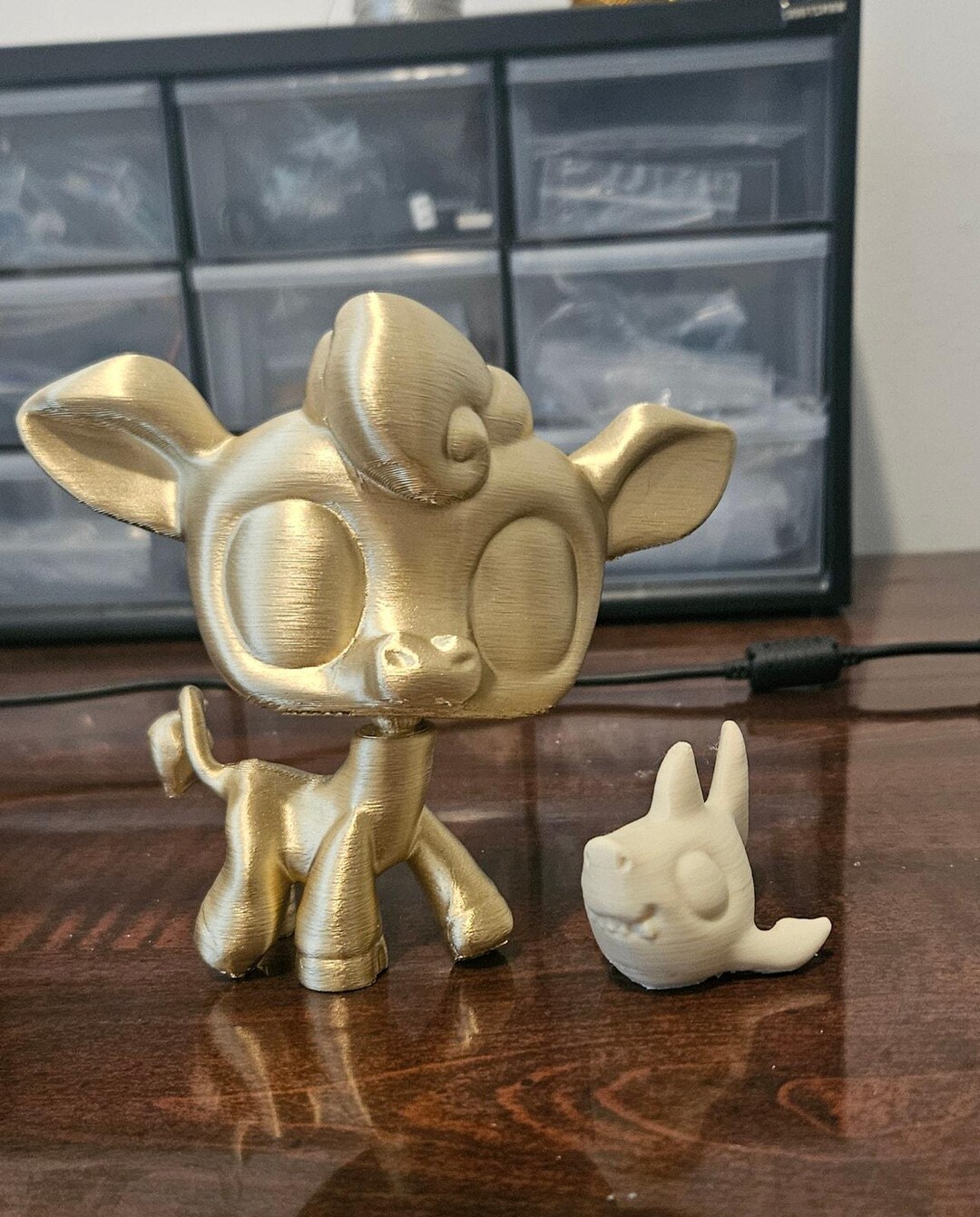 LPS Giant Golden Calf 3D Printed - Bambu Lab A1 - Etsy