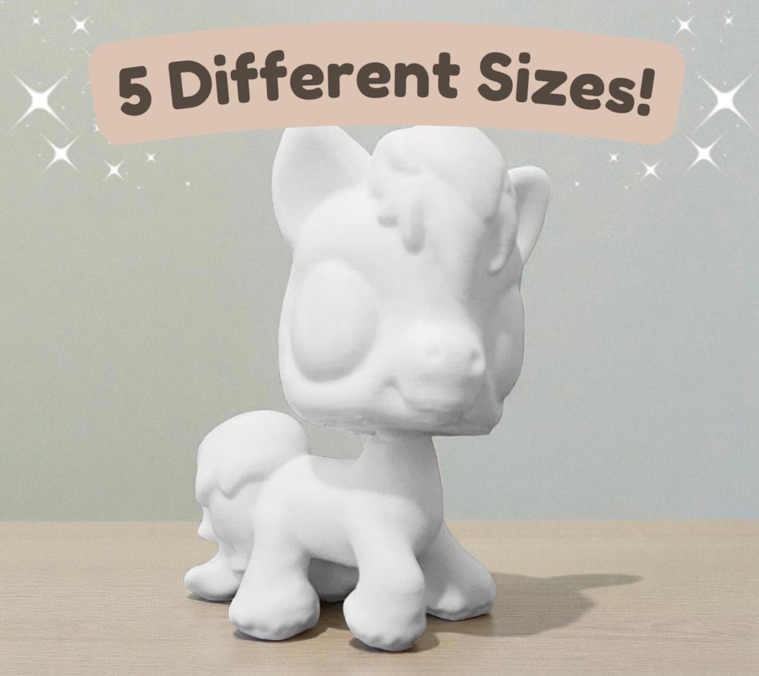 Littlest Pet Shop LPS Clydesdale Horse - Custom Head Bobble - Bambu Lab ...