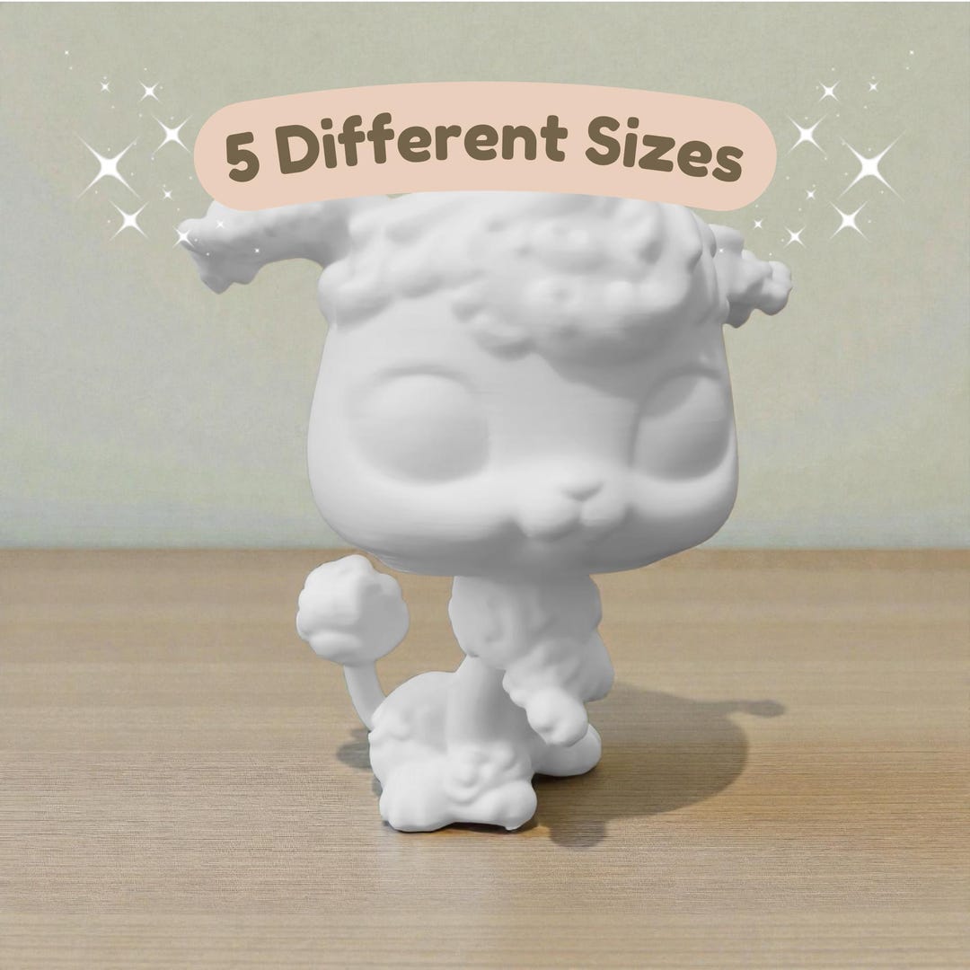 Littlest Pet Shop LPS Poodle - Custom Head Bobble - Bambu Lab A1 - Etsy