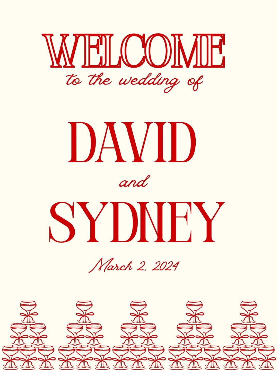 Wedding Day Poster (customizable) - Etsy