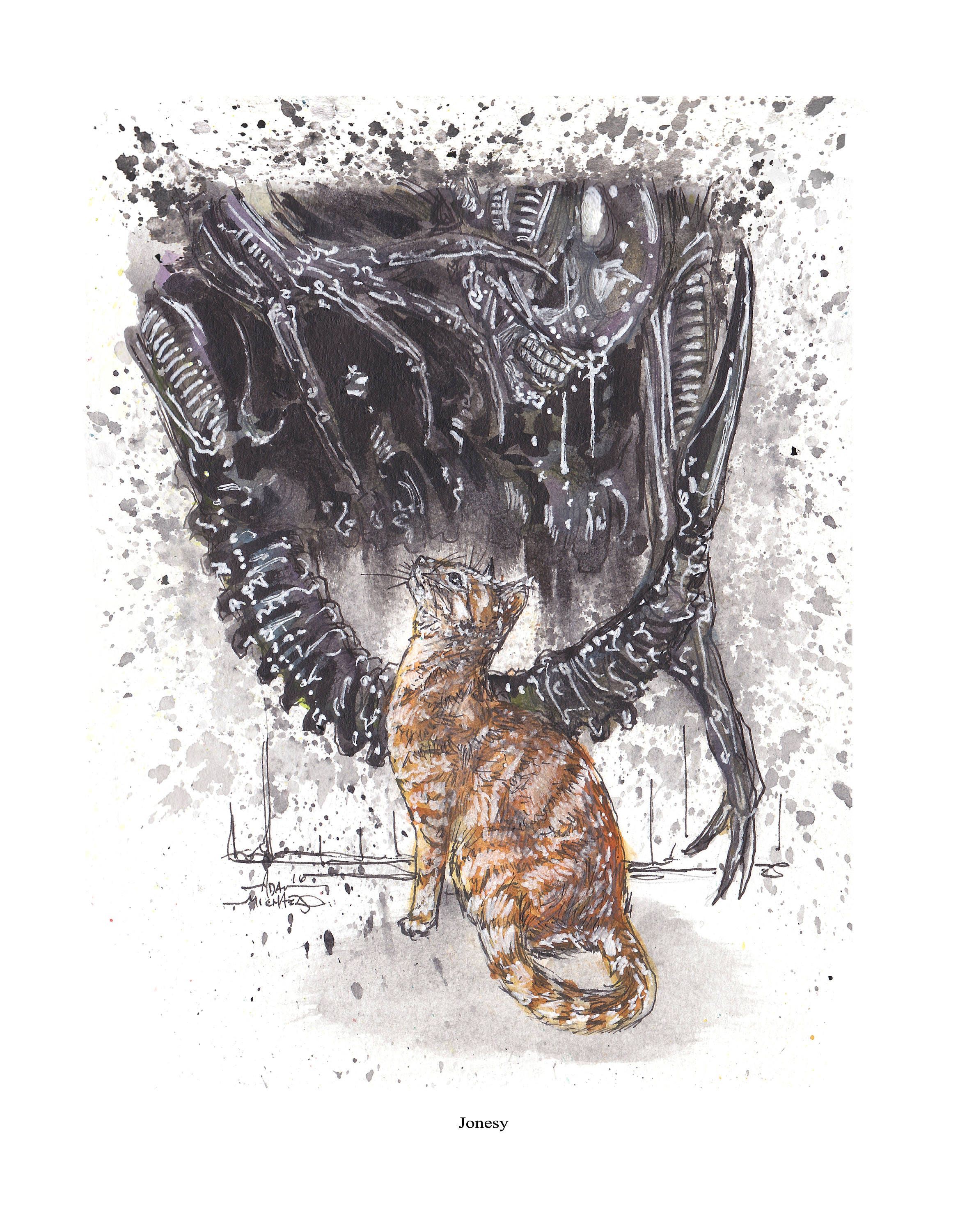 Alien Jonesy 11x14 Signed and Numbered Art Print | Etsy