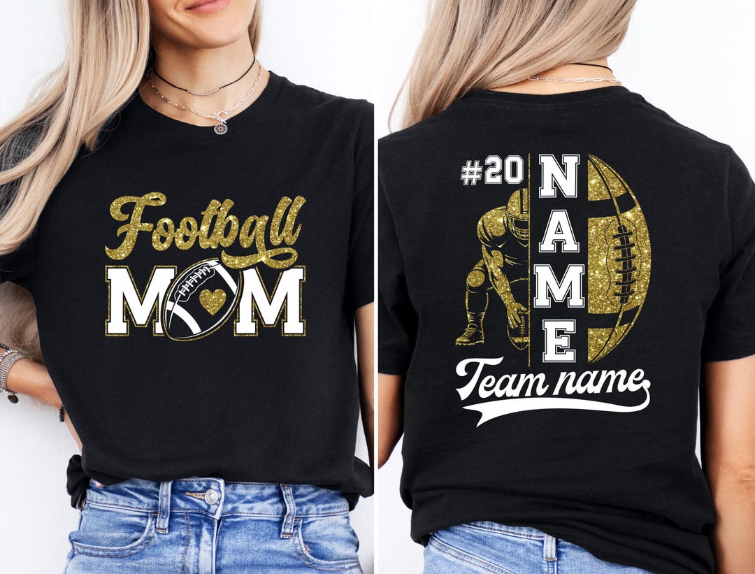Custom Football Team SVG: Personalized Game Day Shirt Design (digital ...