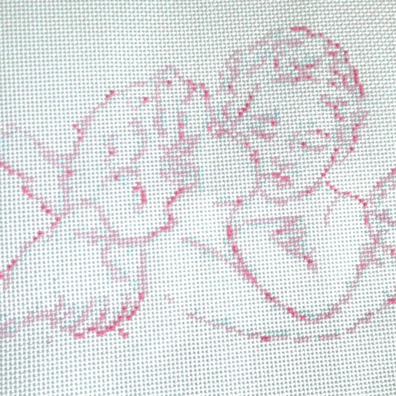 Cherub Needlepoint Canvas - Etsy