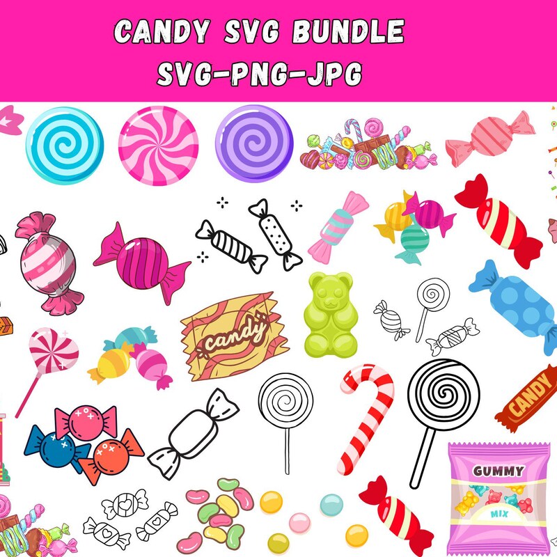 Svg Candy Jar - Etsy
