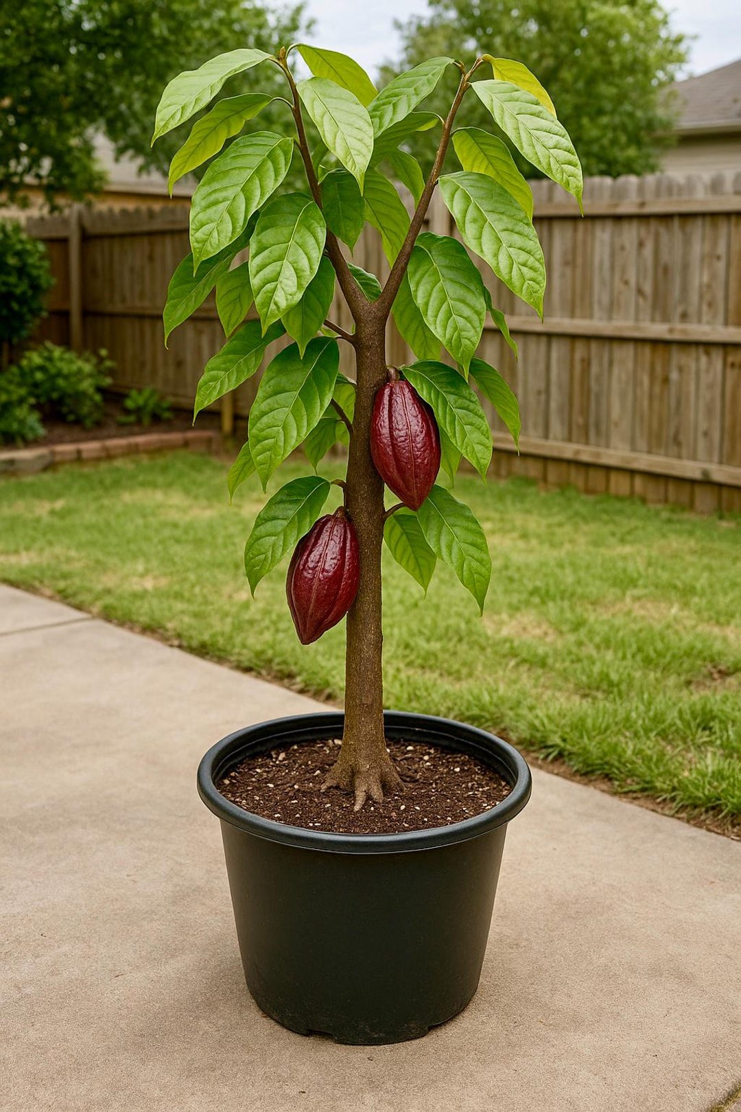 Cacao Trinitario Tree (theobroma Cacao) – Live Chocolate Tree Tropical ...