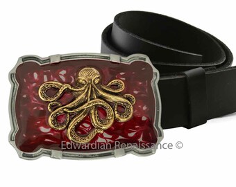 Octopus Belt Buckle - Etsy