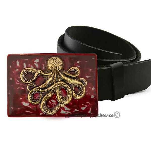 Octopus Belt Buckle - Etsy