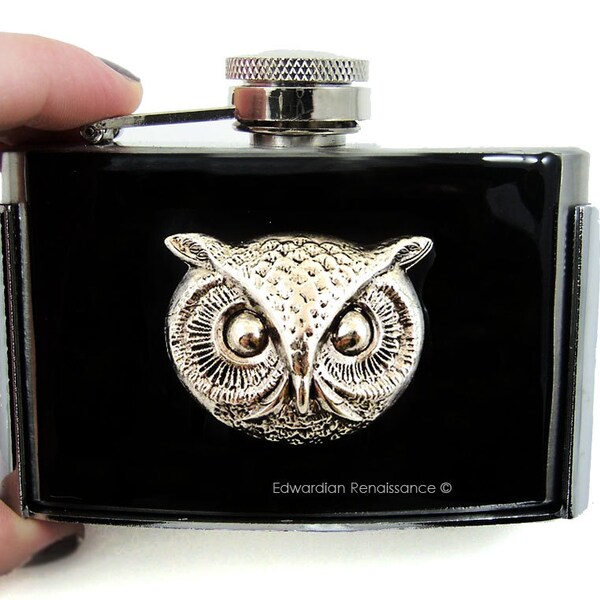 Owl Hip Flask - Etsy
