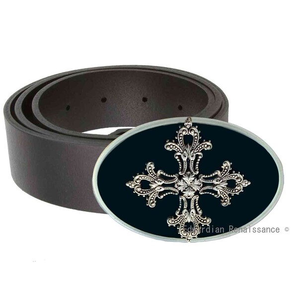 Cross Belt Buckle - Etsy