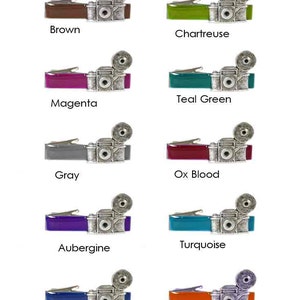 Antique Silver Vintage Camera Tie Clip Flash Photography Tie Bar Accent ...