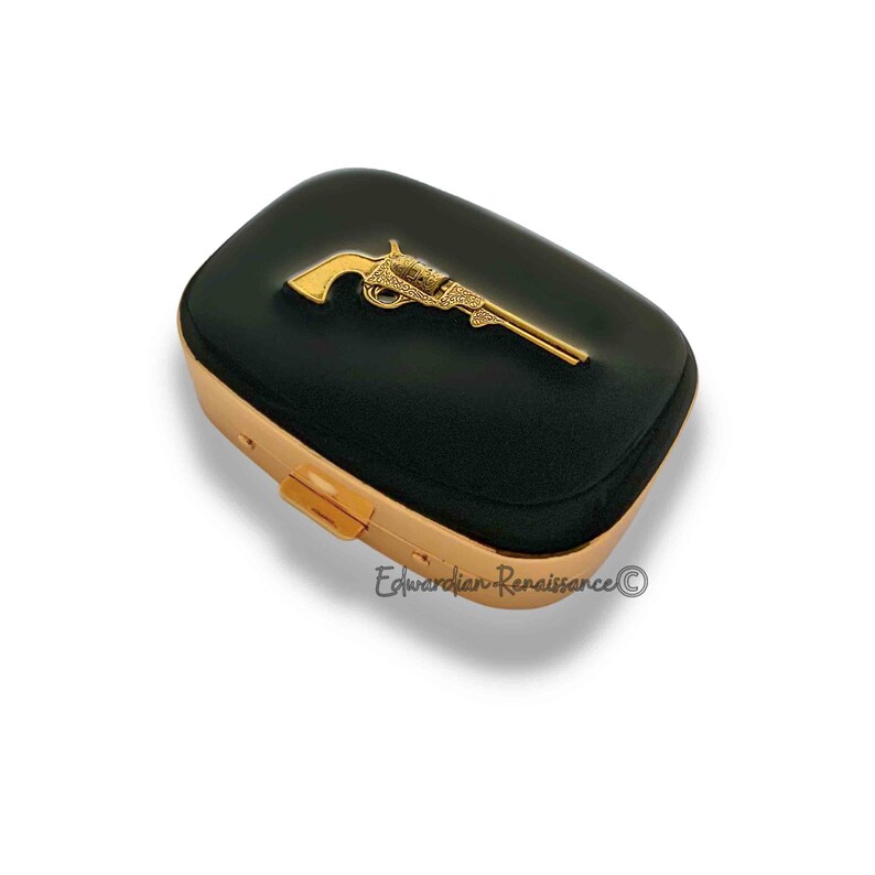 Neo Victorian Pistol Pill Box Vintage Inspired Dragoon - Etsy