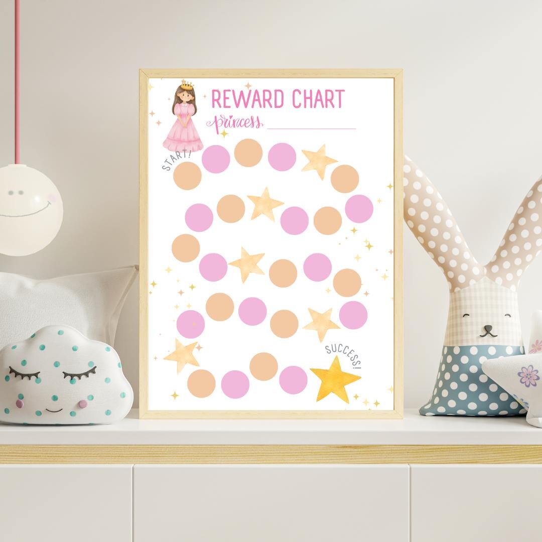 Princess Reward Chart - Etsy