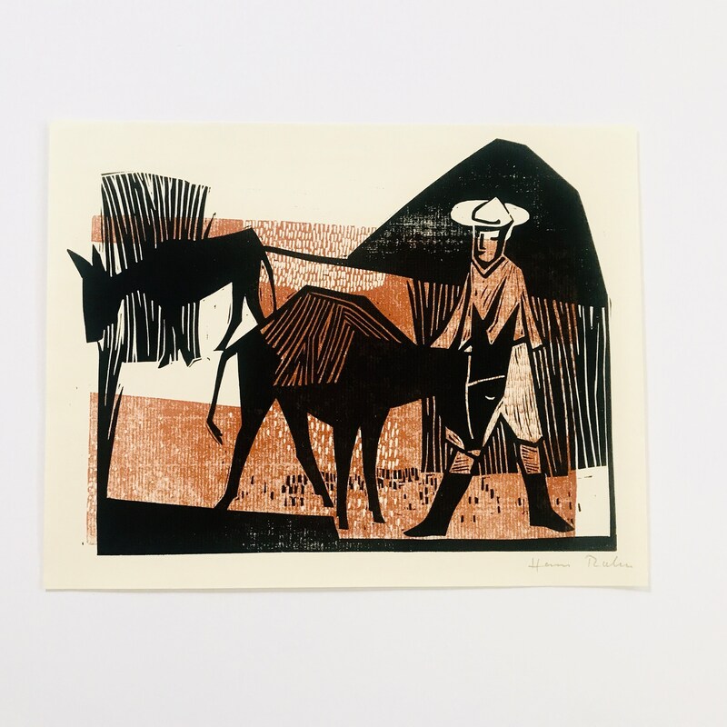 Color Woodcut - Etsy