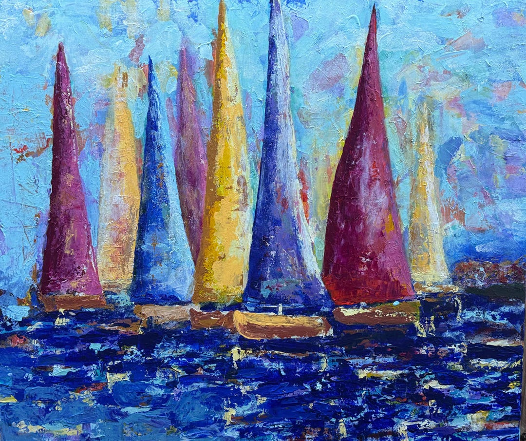 Dance of the Sails- Limited Edition, Original Art - Etsy