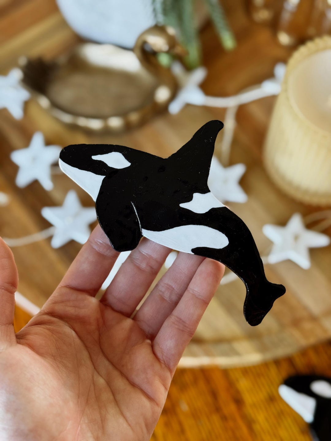 Orca Whale Magnets – Handmade Handpainted Ocean Decor - Etsy