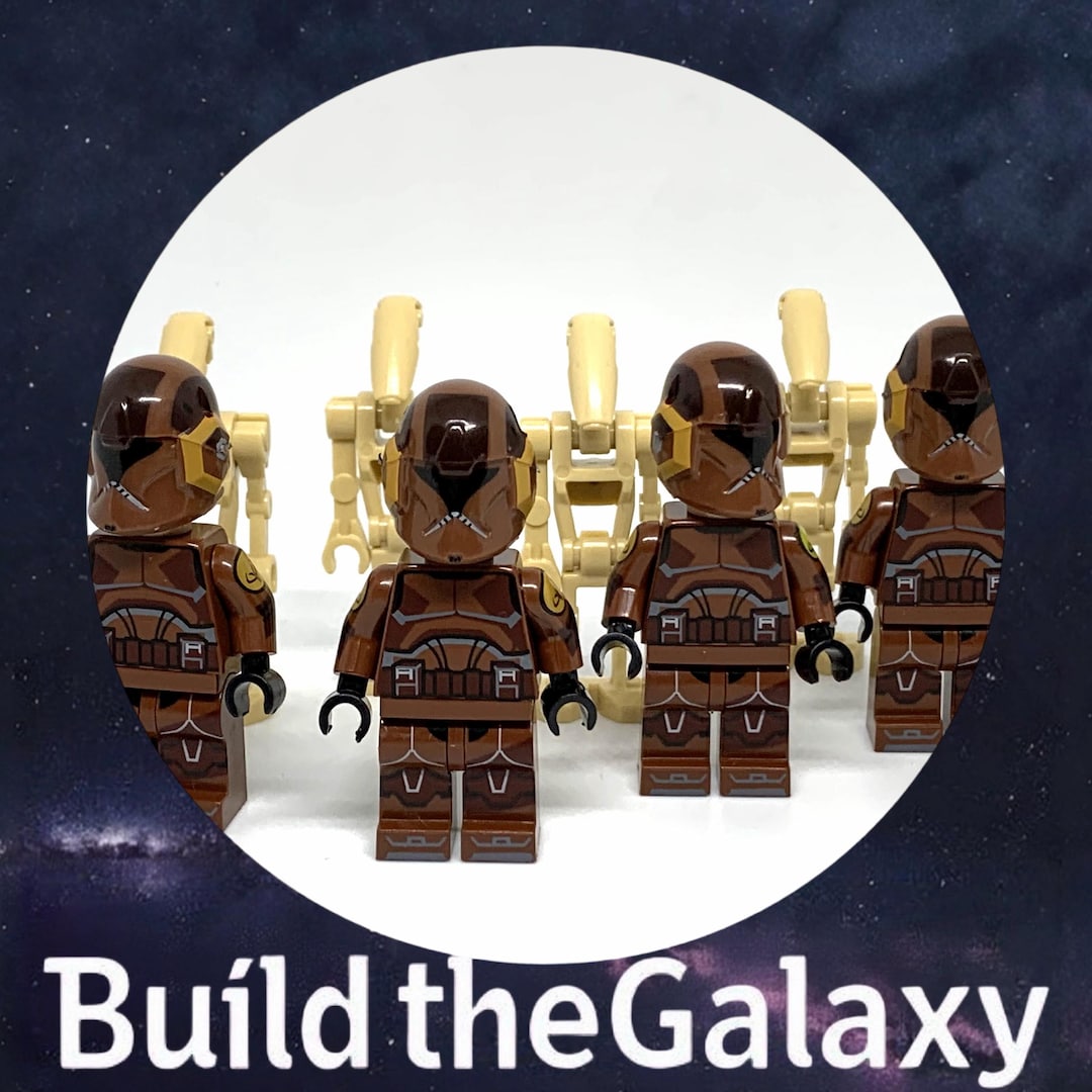 4 Geonosis Comms Clone Trooper Figures Star Wars Clone Wars - Etsy