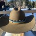 Beaver Rabbit Fur Felt Cowboy Hat With Leather Silk Band (medium/large ...