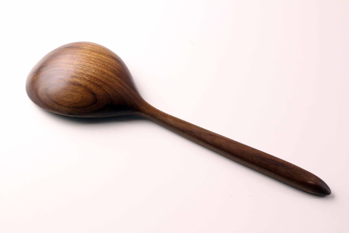Large Handmade Wooden Spoon for Serving and Stirring Made From - Etsy