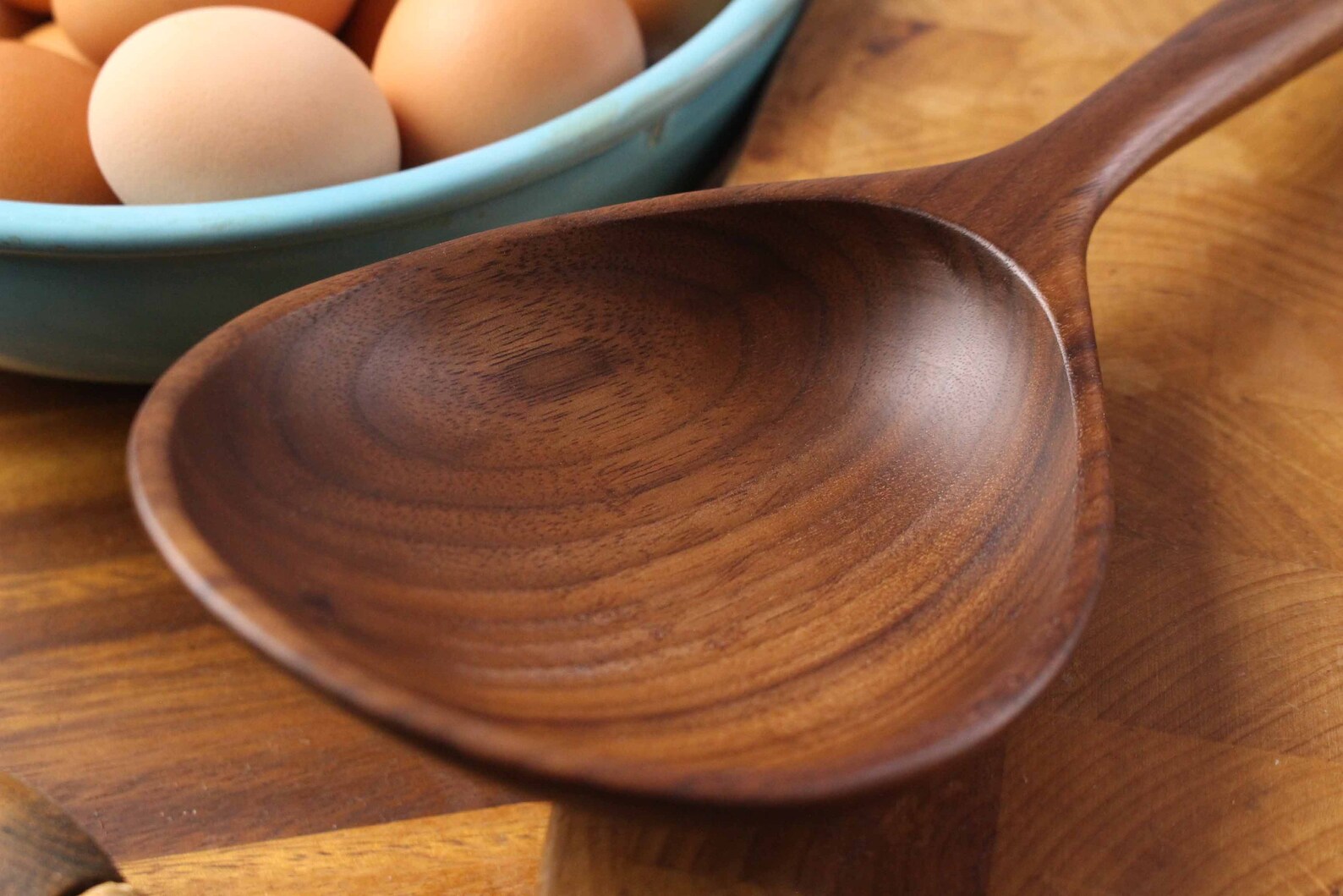 Large Handmade Wooden Spoon for Serving and Stirring Made From - Etsy