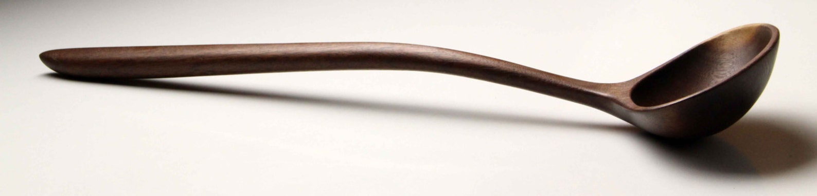 Wide handmade wooden ladle spoon kitchen utensil of Black | Etsy