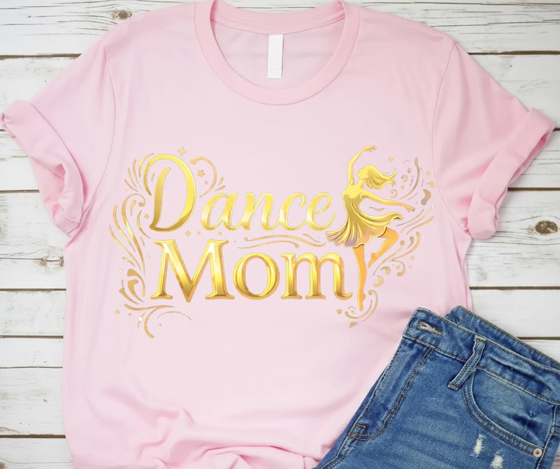 Gold Dance Mom PNG Bundle, Golden Dance Mom Shirt Design, Dance Mom ...