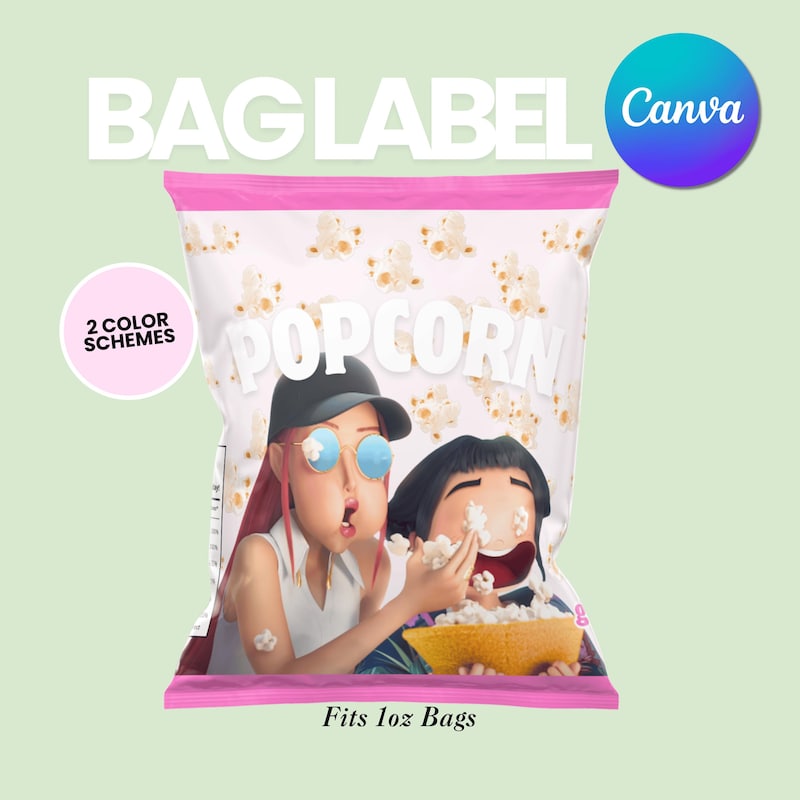 Kpop Popcorn Labels - Etsy New Zealand