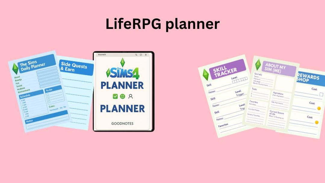 Gamified RPG Goodnotes Planner/level up Your Life! - Etsy