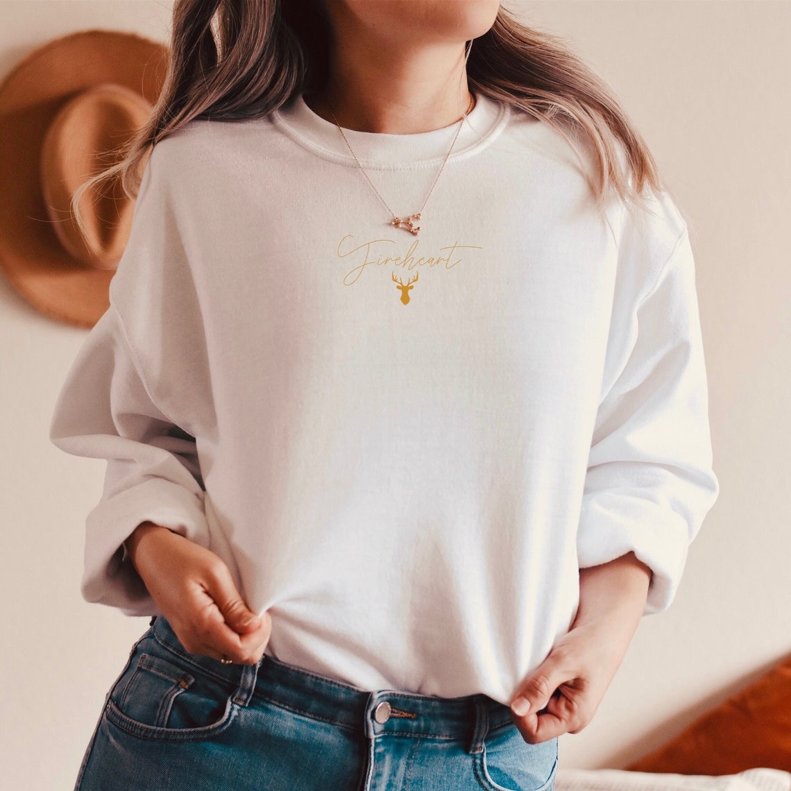 Fireheart Embroidered Sweatshirt | Aelin Galathynius | Bookish ...