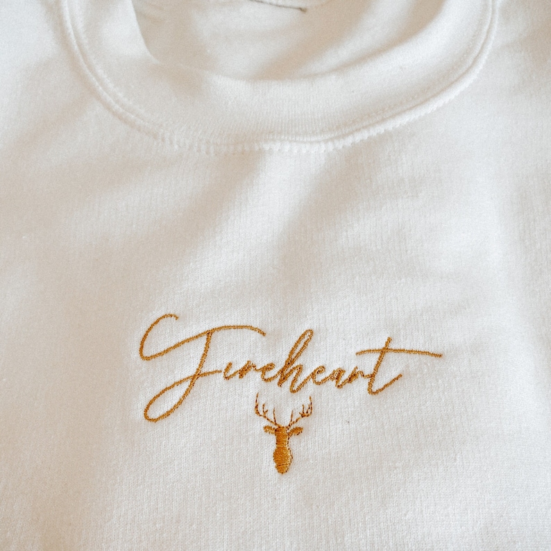 Fireheart Embroidered Sweatshirt | Aelin Galathynius | Bookish ...