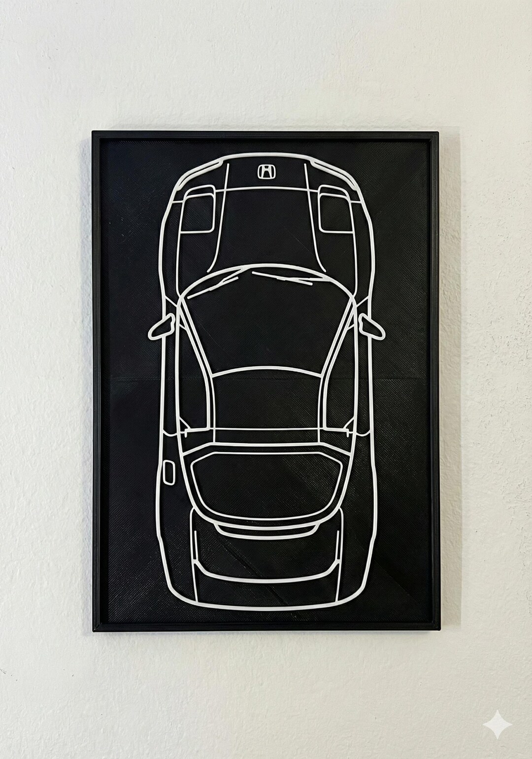 3D & Laser Printing File Pack - Honda NSX-R Silhouette - STL DXF STEP ...