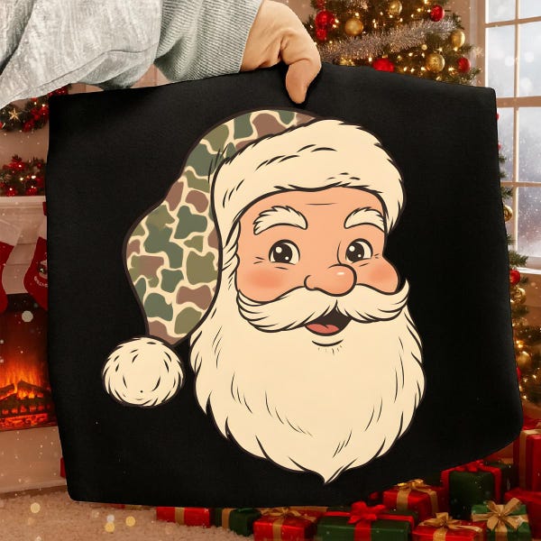 Preppy Santa - Etsy