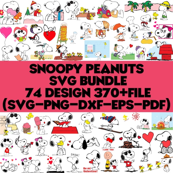 Snoopy Outline - Etsy