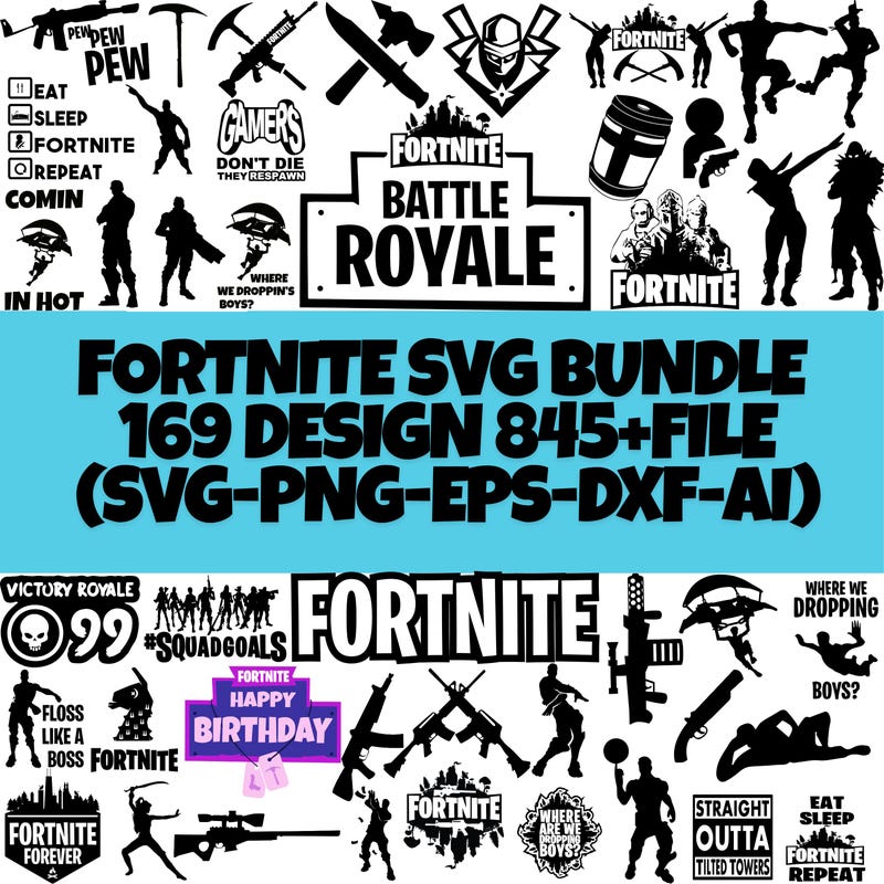 Fortnight Svg - Etsy